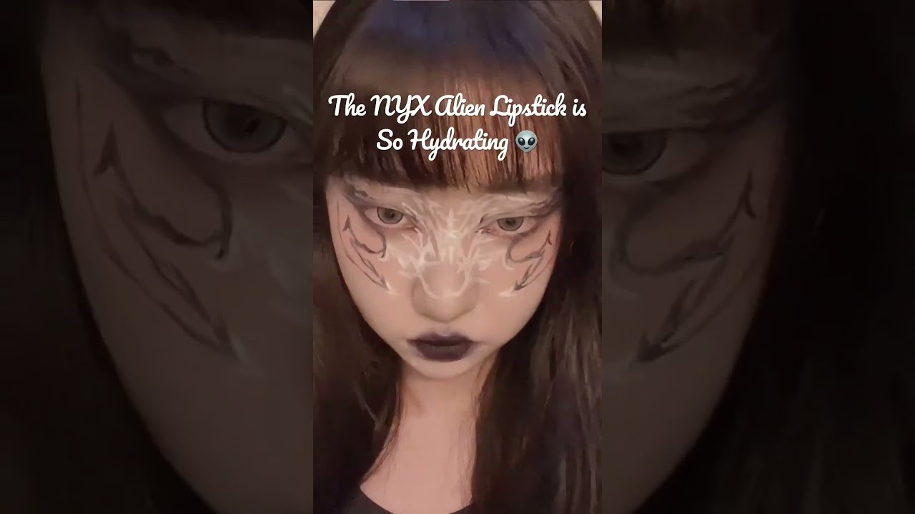 Douyin Makeup Girly Tries Black Lipstick Its So Hydrating And Smooth Shorts Youtube