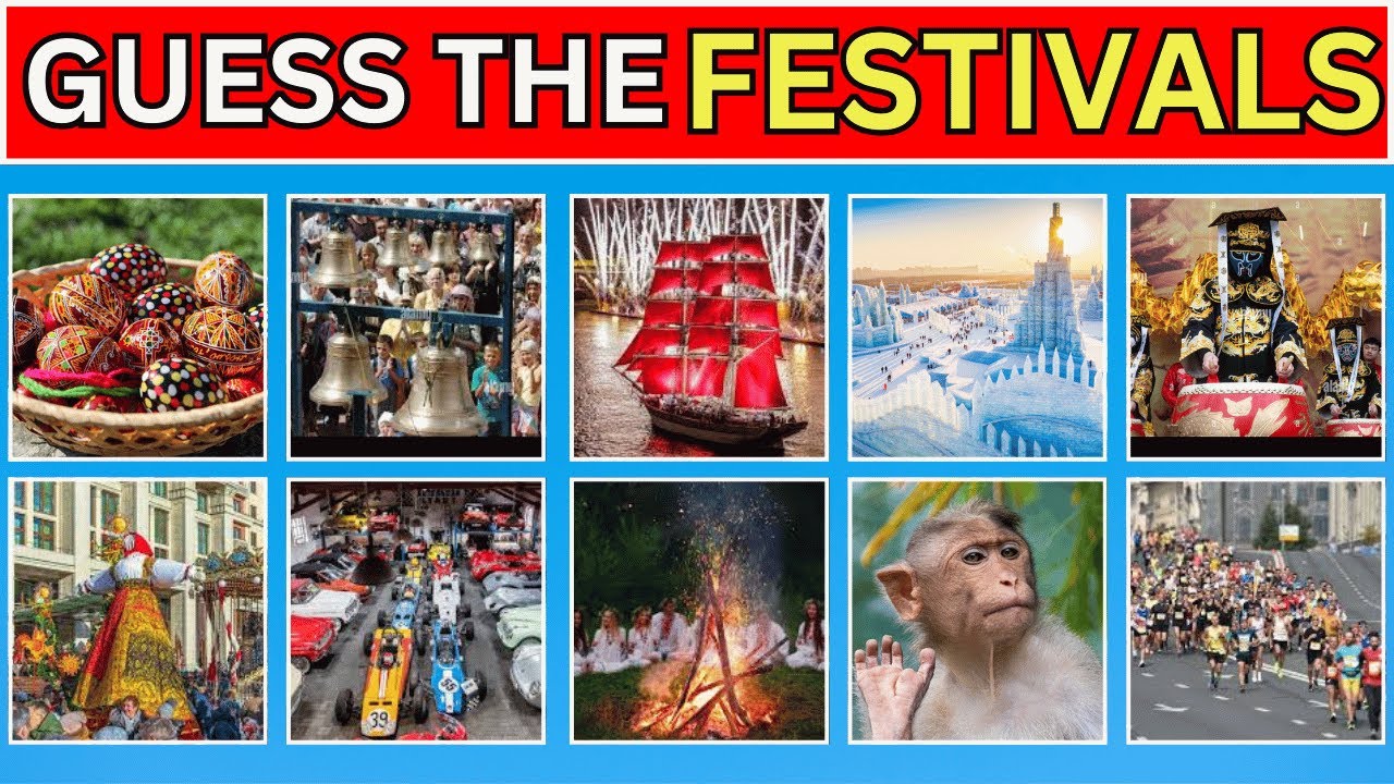 Challenge Yourself: Guess the Festivals - YouTube