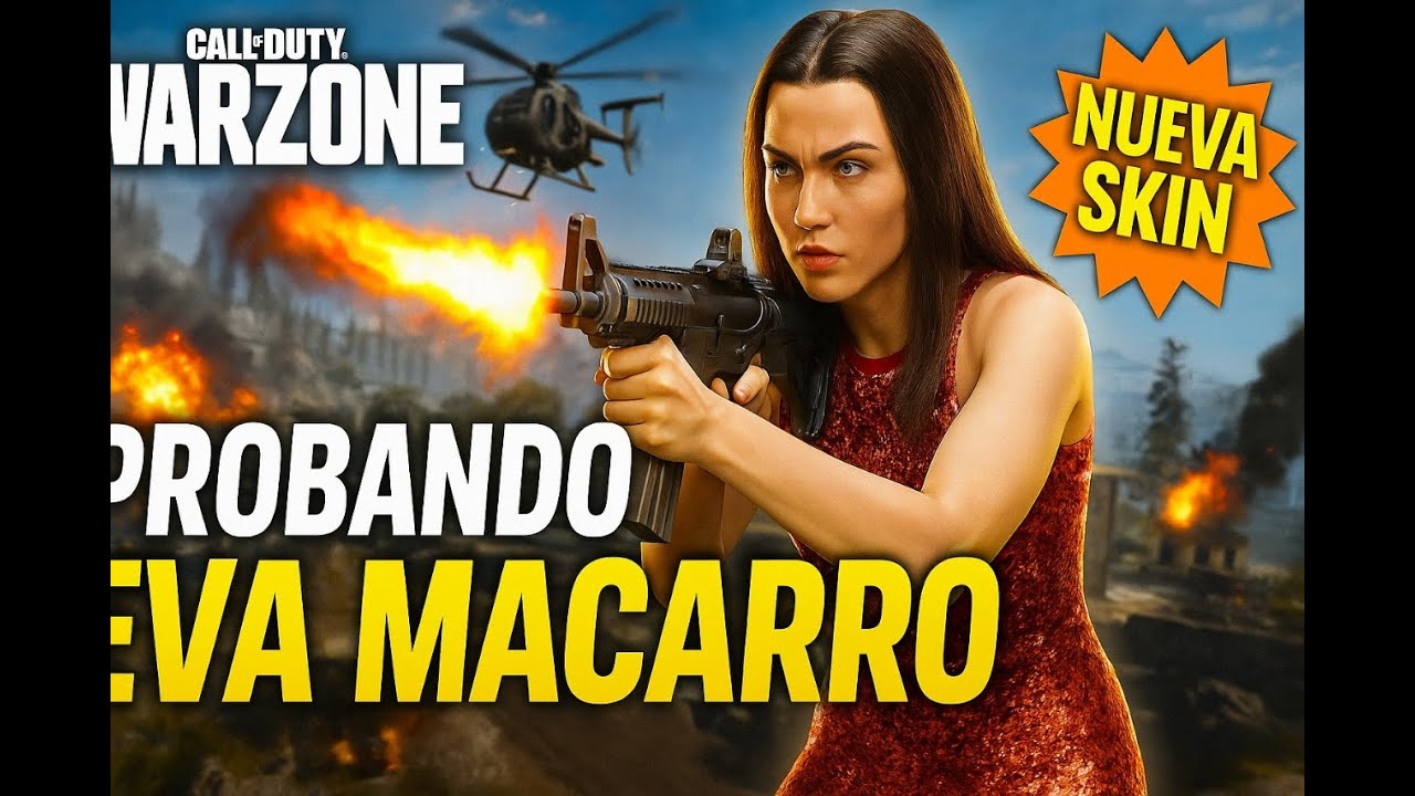 ¡EVA MACARRO llega a ROMPER Warzone! 💃💥 ¡Skin GLAM mortal - YouTube