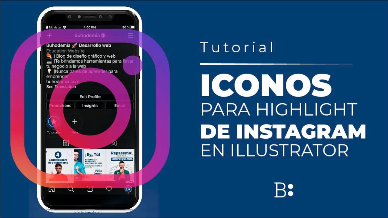 🔥 Diseñar HISTORIAS DESTACADAS o HIGHLIGHTS de Instagram en ILLUSTRATOR ...