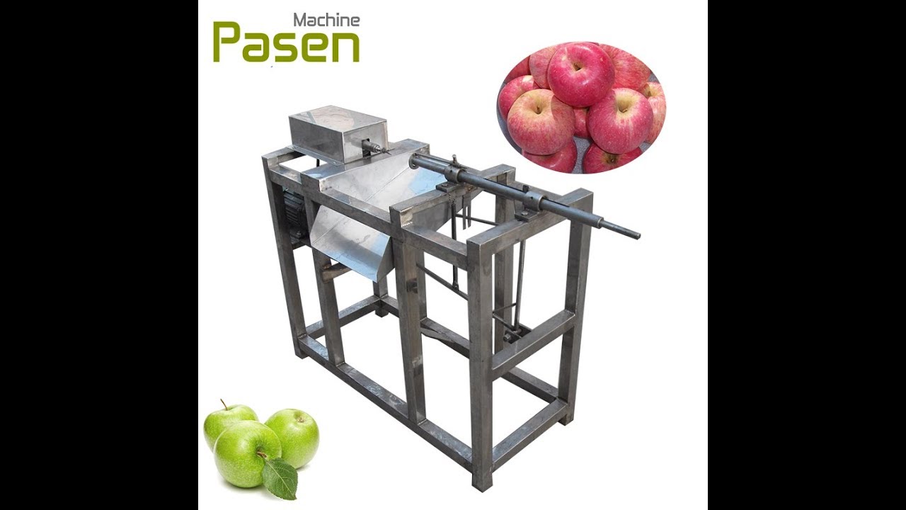 Manual high speed apple peeling machine from Zhengzhou Pasen - YouTube