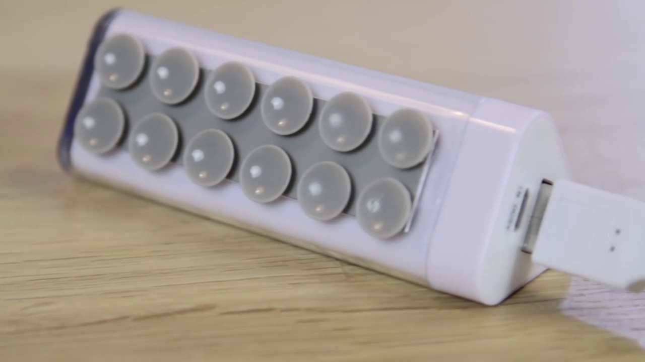 ABS Triangular Power Bank 2200mAh | Funkyconcepts.com - YouTube