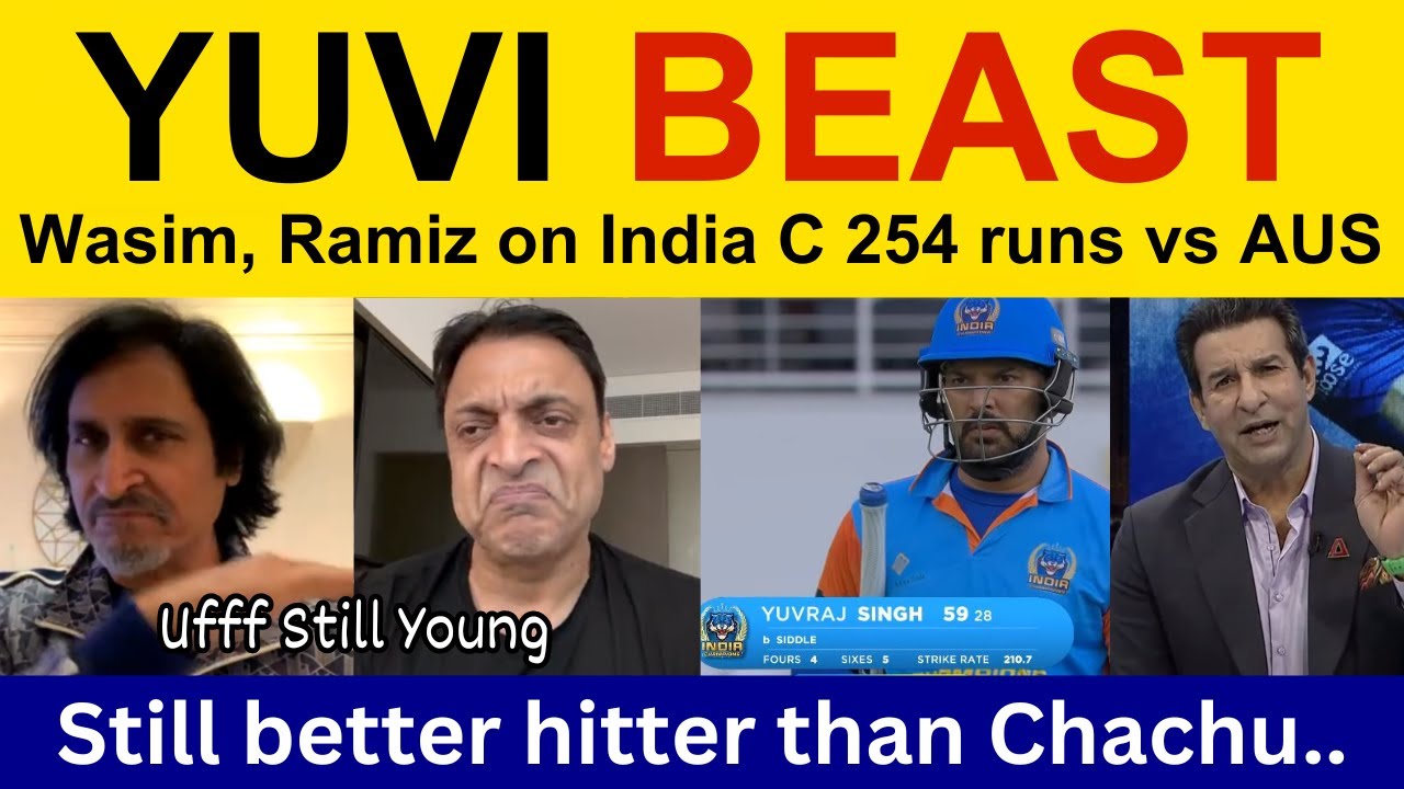Wasim Akram on Yuvraj Singh, Irfan Pathan batting | PAK Media, Ramiz ...