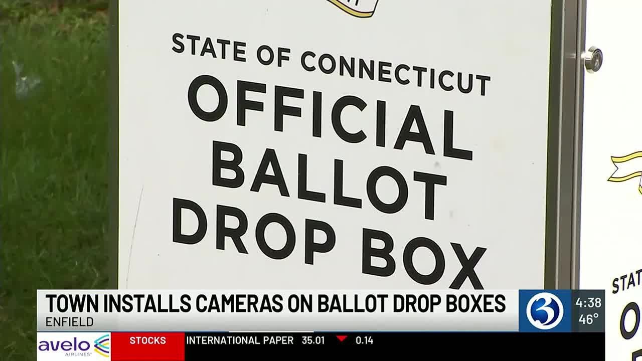 Town installs cameras on ballot drop boxes - YouTube