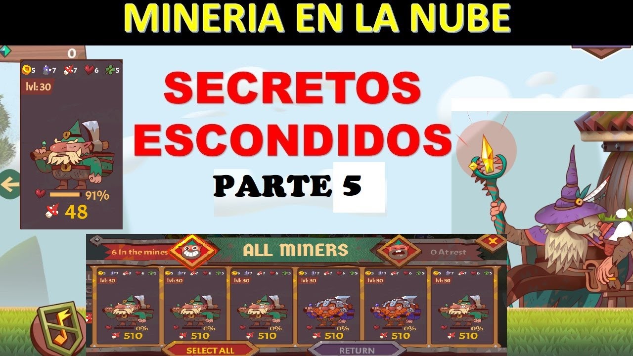 🤑 MINI MINERS - NIVEL 30 - HABILITAR EL 7mo ENANO - SECRETOS QUE NO SABIAS - AUCHHH 🤑 - YouTube