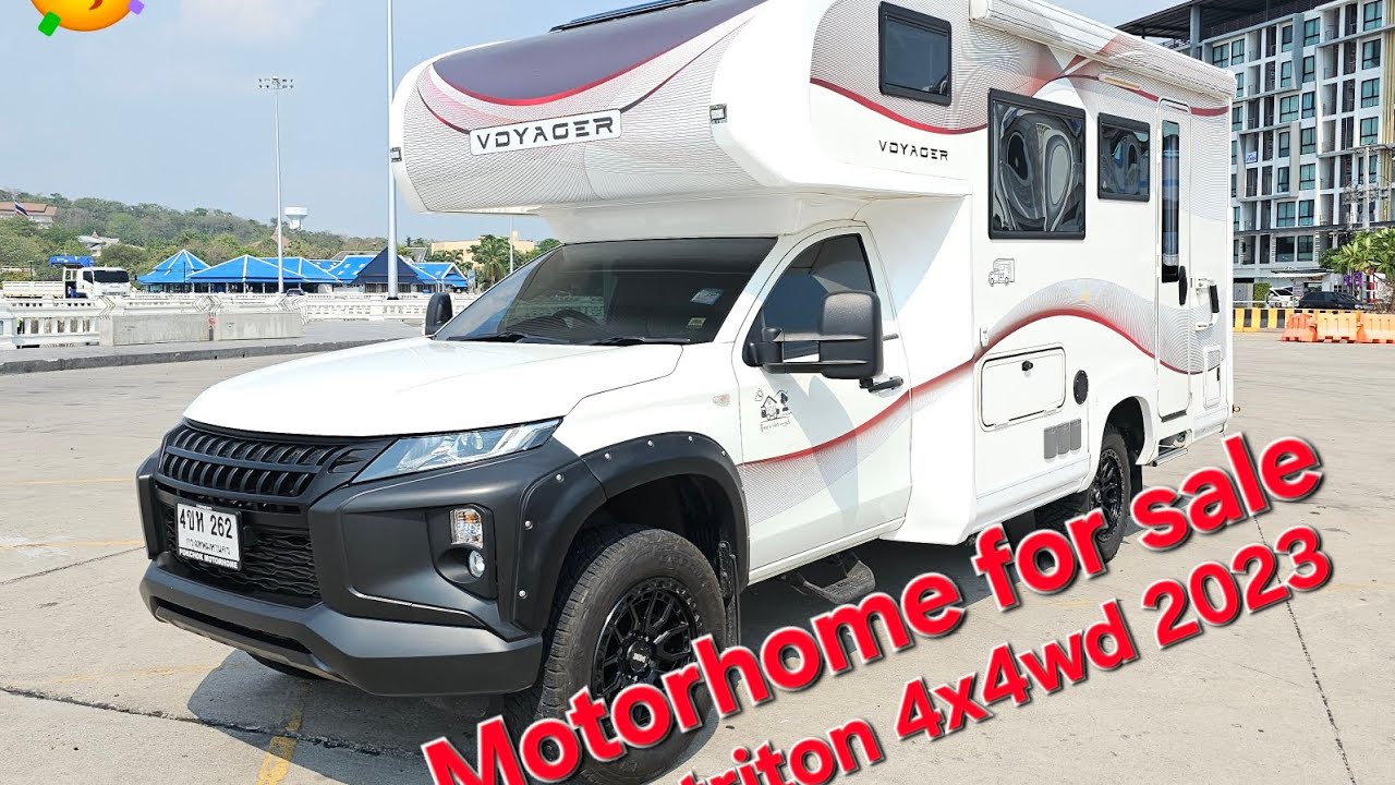 Motorhome for sale ขายรถบ้าน voyager 613 mitsubishi triton 4x4wd 2023 ...