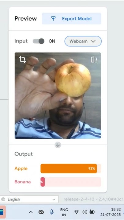 Machine Learning Model | Fruit Detection using Teachable Machine #ai # ...
