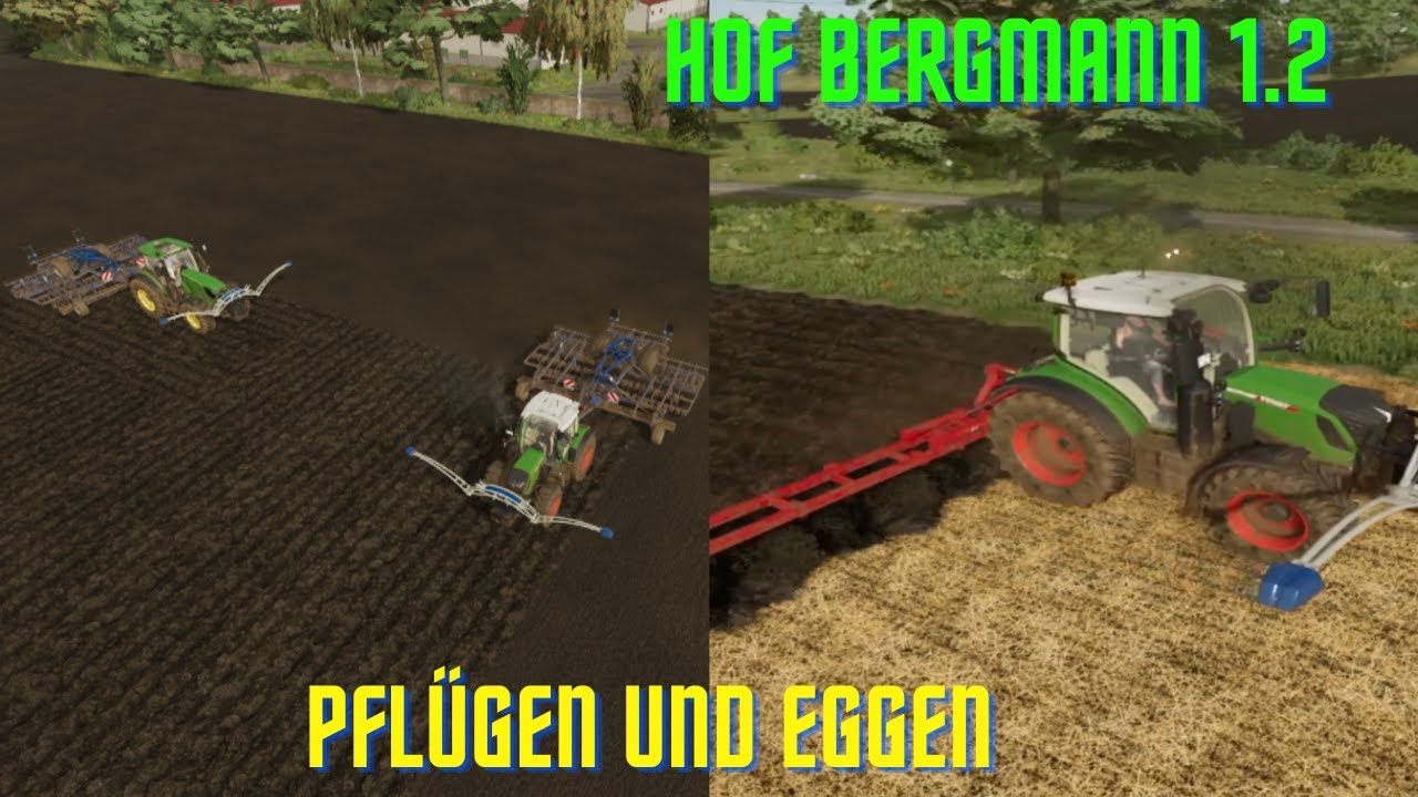 Größtes Feld pflügen und eggen Hof Bergmann | Landwirtschafts-Simulator ...