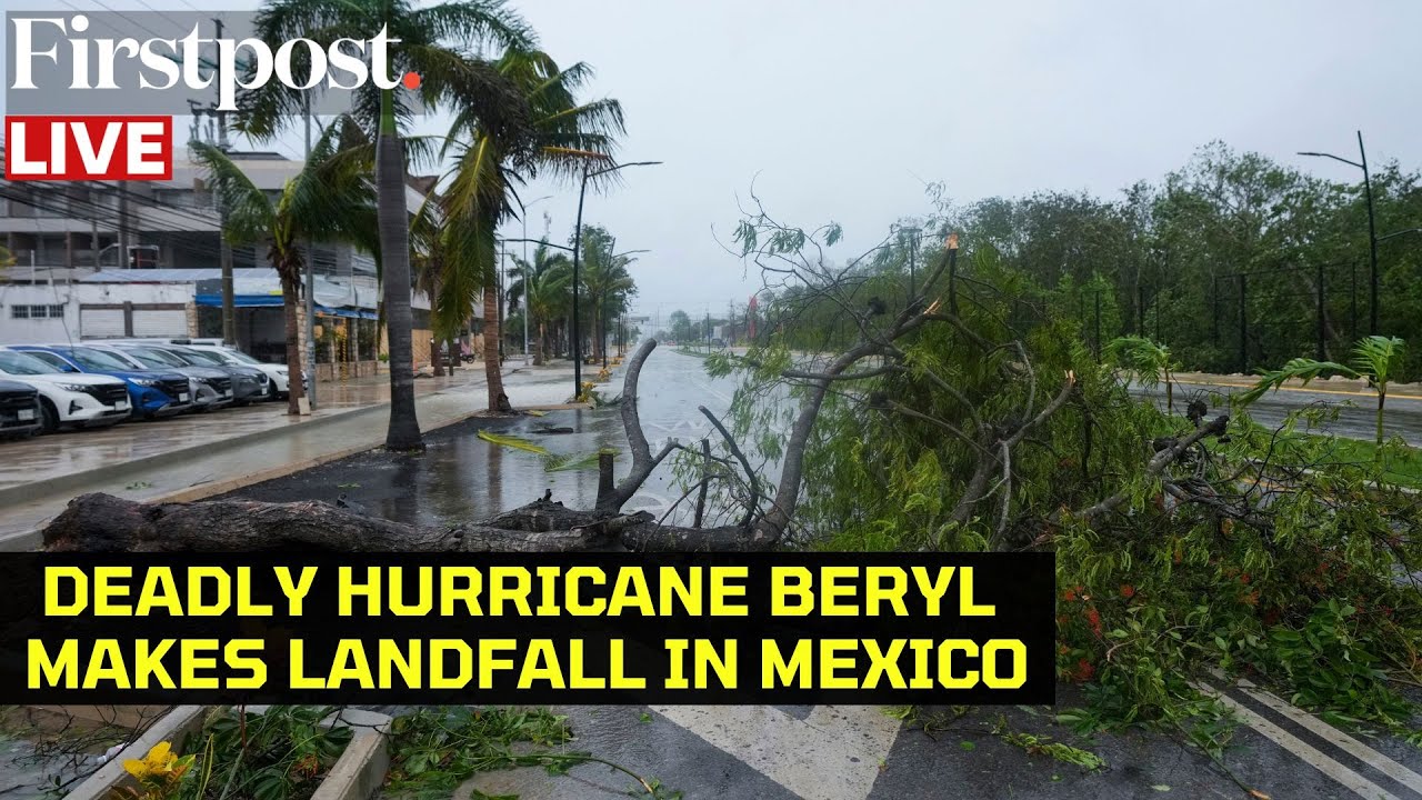 Tracking Hurricane Beryl LIVE: Hurricane Beryl makes landfall in Mexico ...