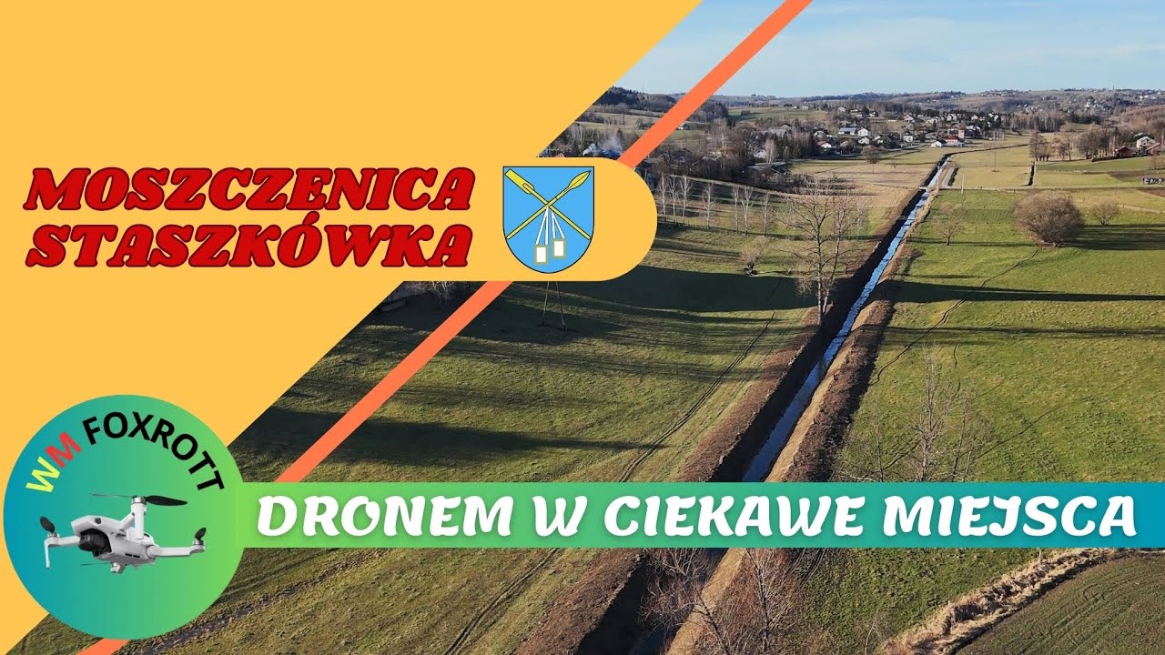Moszczenica i Staszkówka, Pogórze Ciężkowickie - Dronem w ciekawe ...