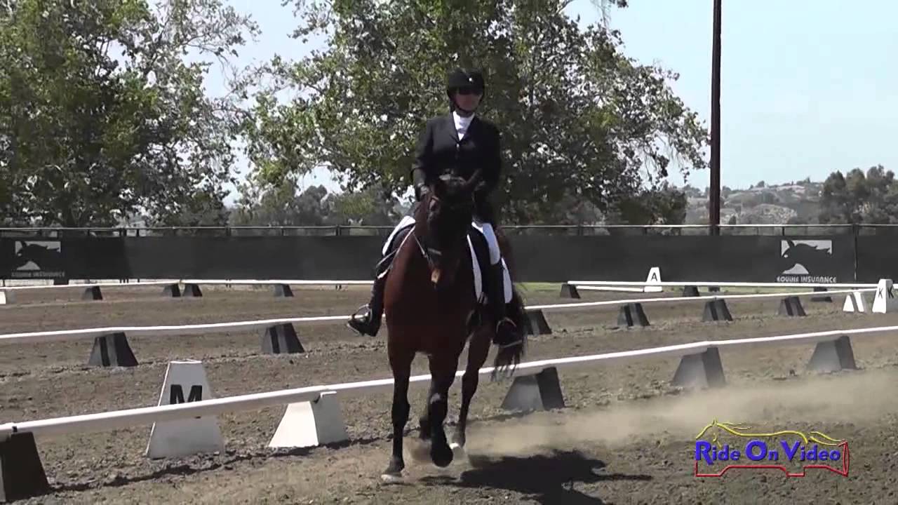 216D Gloria Roman on Good Time Charlie Intro Dressage Galway Downs May ...