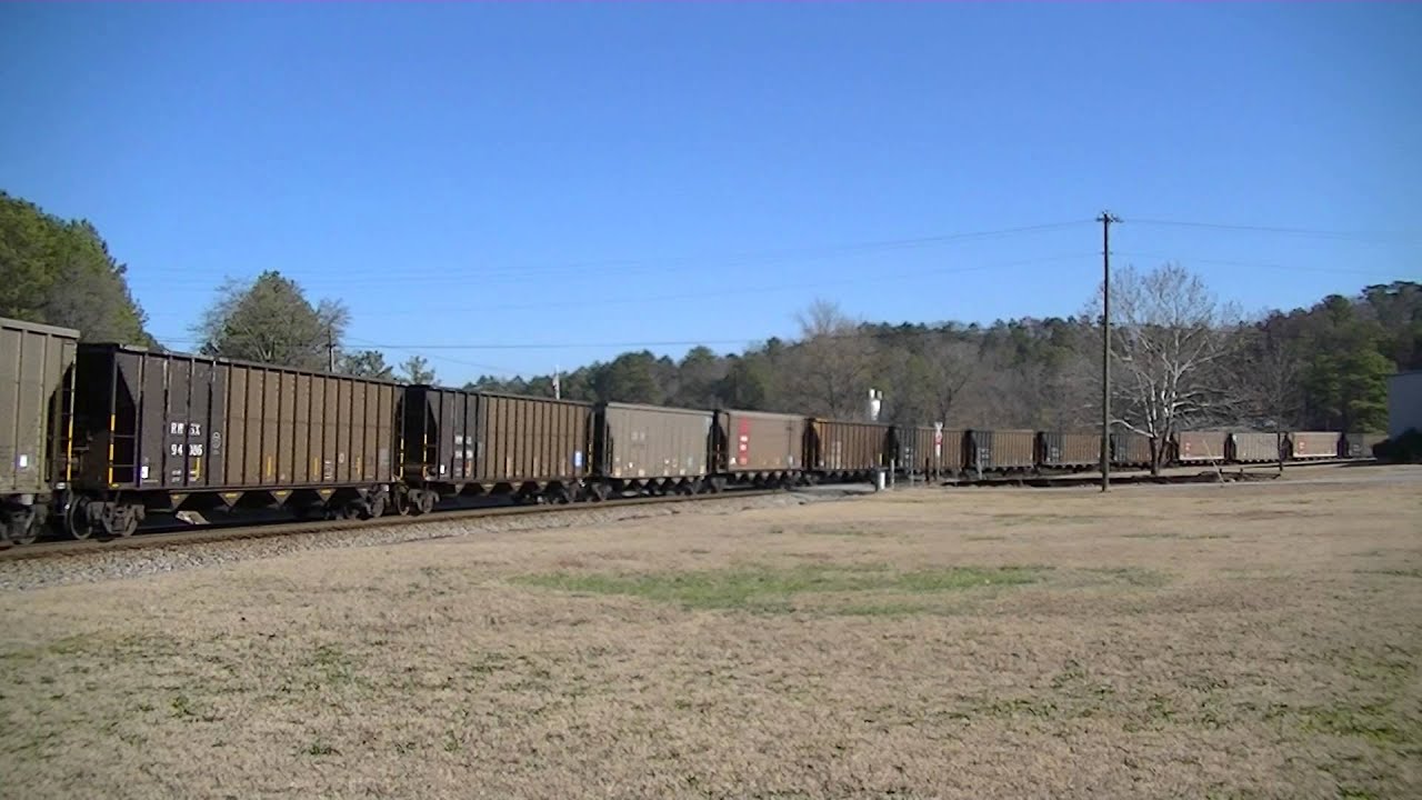 CREX 1306 leads NS 735 @ Lovick AL 12-9-14 - YouTube