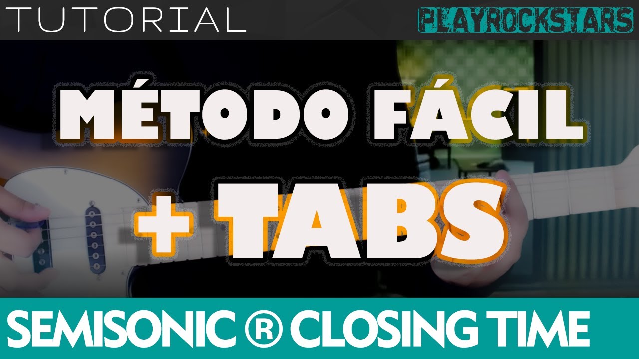 como tocar CLOSING TIME en guitarra SEMISONIC ⭐️ TUTORIAL / ACORDES ...