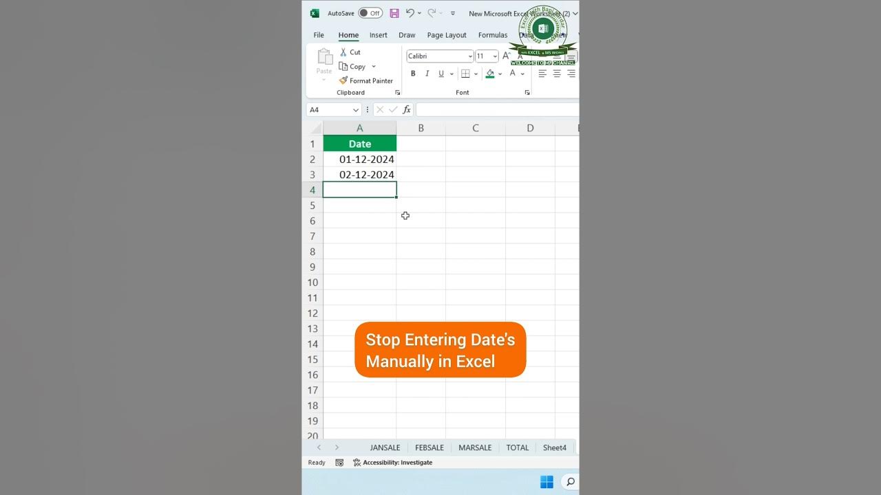 How To Automatically Write Date In Excel Tips And Tricks 💯 Excel