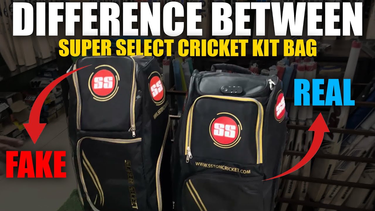 Difference Between Super Select Cricket Kit Bag Real VS Fake Review ...