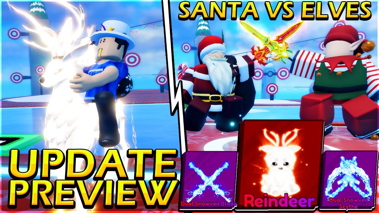 NEW Santa vs Elves Event! 🎅 - Blade Ball Update Showcase! - YouTube