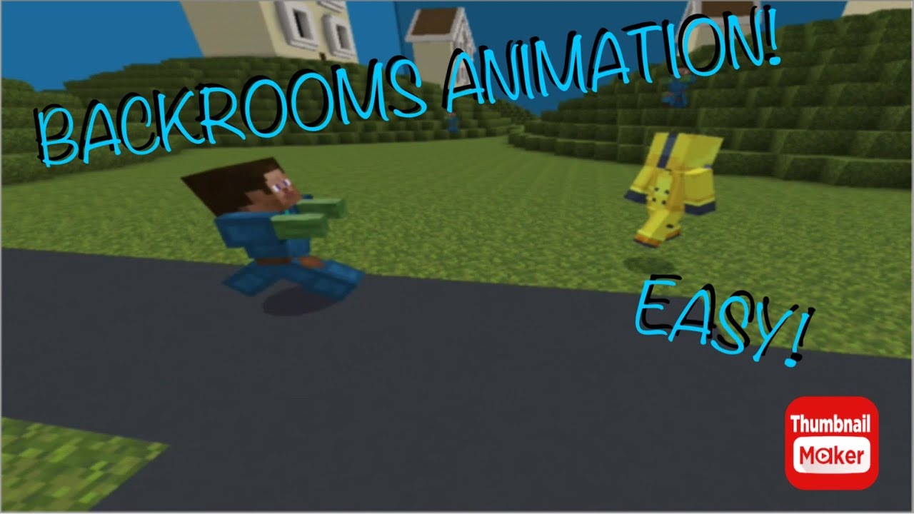 How to make a Backrooms Animation - Minecraft Tutorial - YouTube