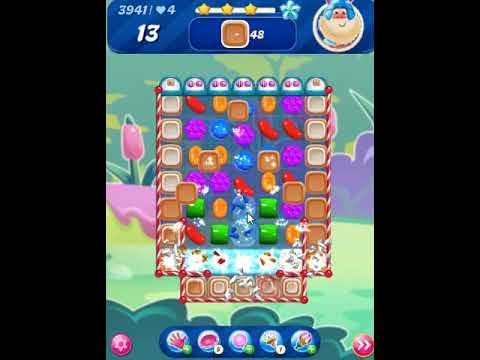 Candy Crush Saga Level 3941 Get Sugar Stars, 15 Moves Complete #candycrushsaga - YouTube
