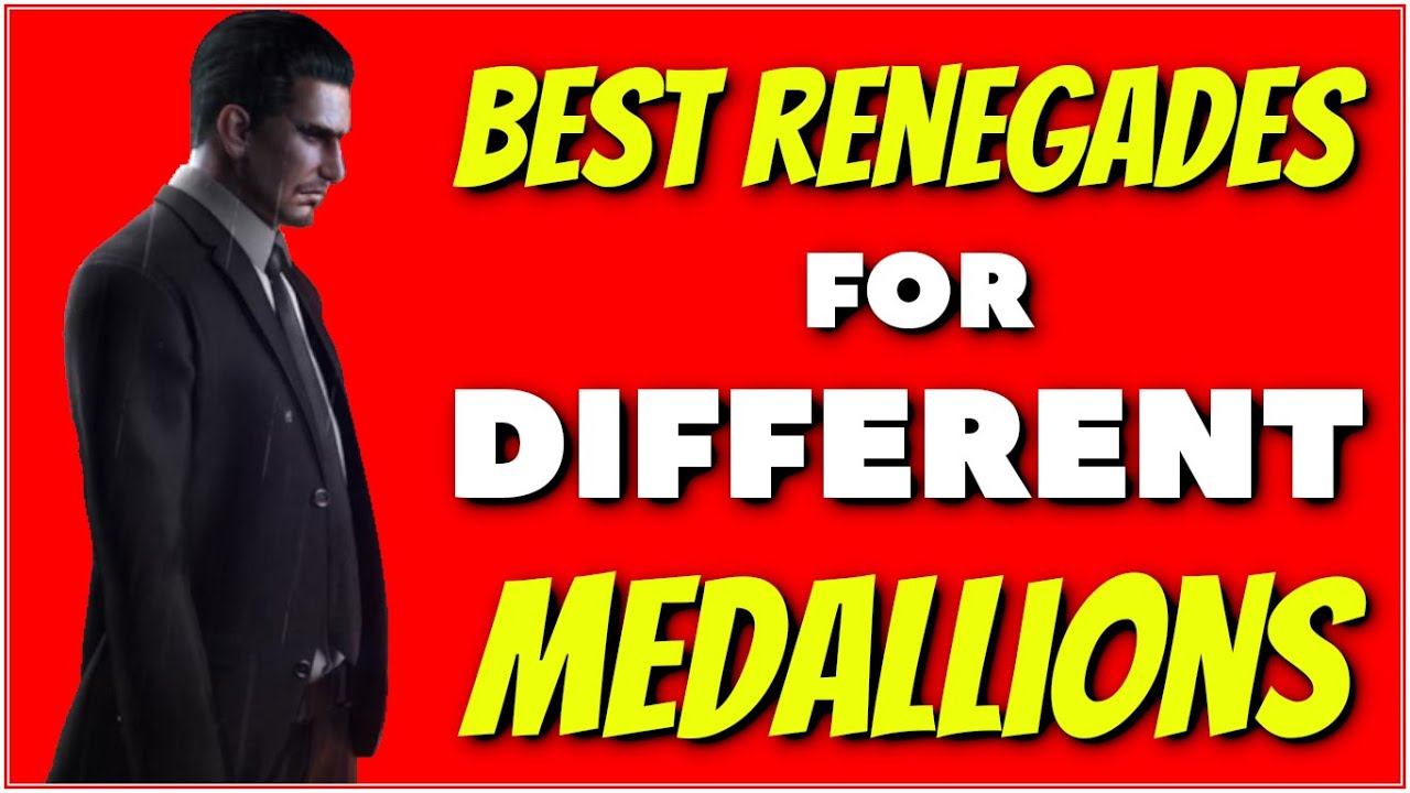 Best MEDALLION for each renegade😍😍 - Mafia City - YouTube