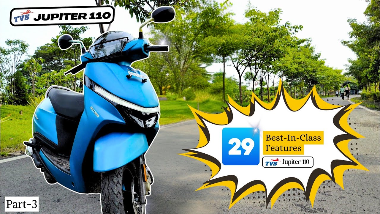TVS Jupiter 110 All 29 Best In Class Features Explain in Detailed ...