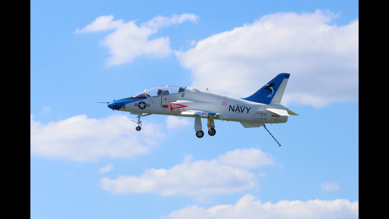 Aerofoam T-45 Goshawk 110mm EDF - YouTube