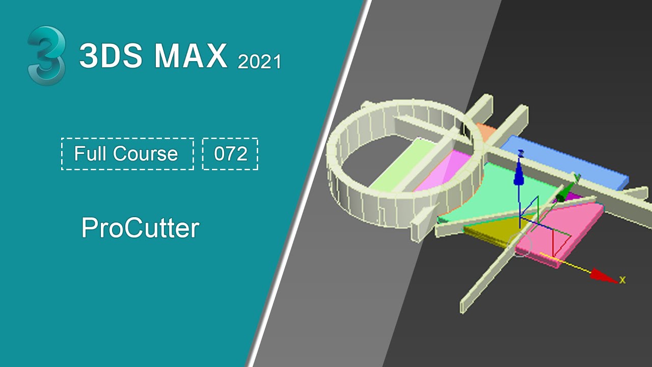 072 - تقطيع المجسمات | دورة الماكس - ProCutter Compound Object | 3ds ...