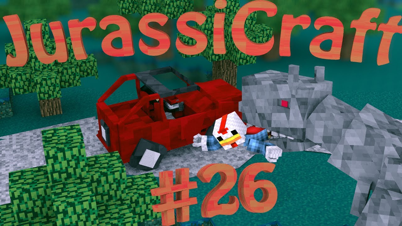 "COMPSOGNATHUS & ANKYLOSAURUS" Minecraft Jurassic Craft Ep 26 - YouTube
