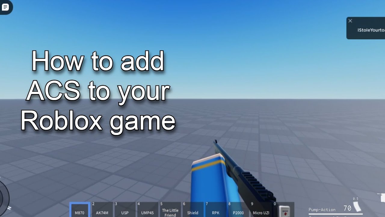 How to add ACS to your Roblox game - YouTube