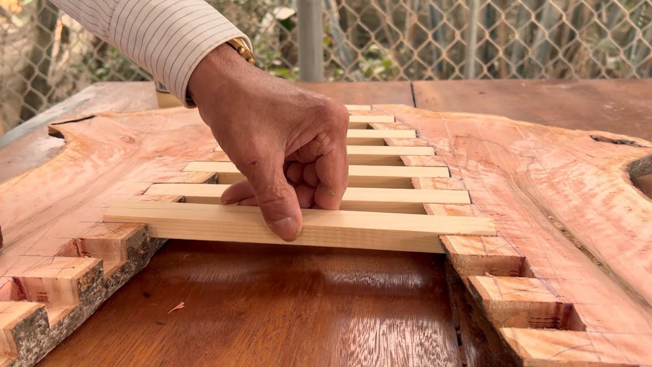 The process of making beautiful, creative coffee tables and chairs ...