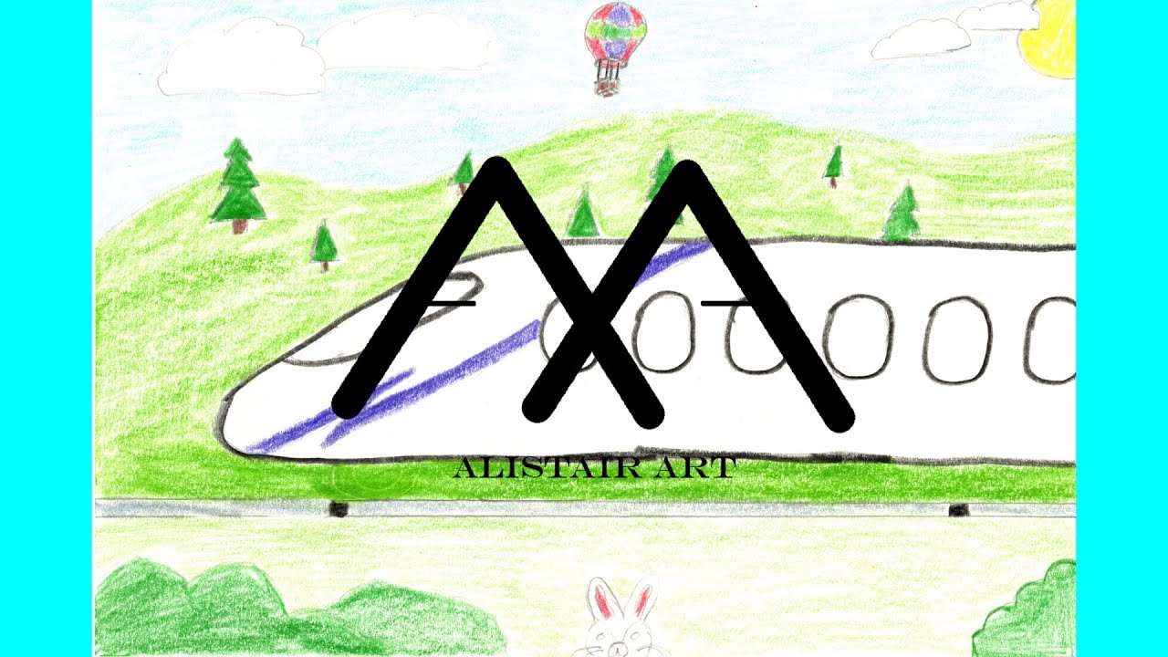 How to Draw: A Bullet Train - YouTube