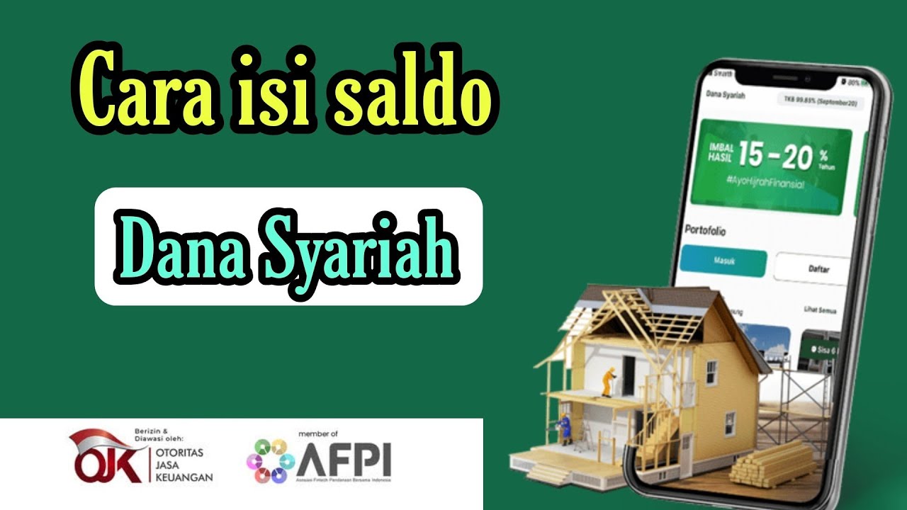 CARA ISI SALDO APLIKASI DANA SYARIAH - INVESTASI DI DANA SYARIAH - YouTube