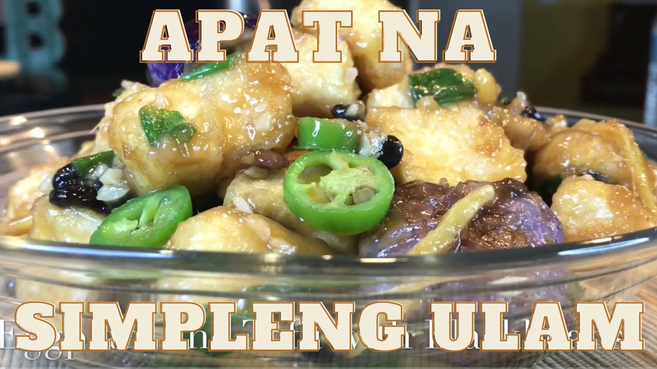 APAT NA SIMPLENG ULAM ISANG COOKING VIDEO - YouTube