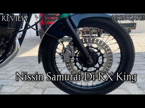 KALIPER NISSIN SAMURAI 2 PISTON + BREKET + PIRCAK 300 MM DI RX KING ...