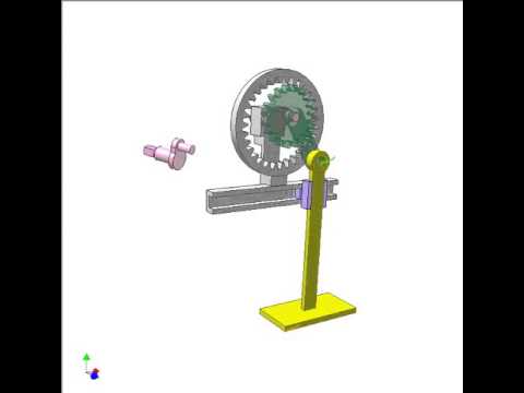 Gear linear translating motion 1a - YouTube