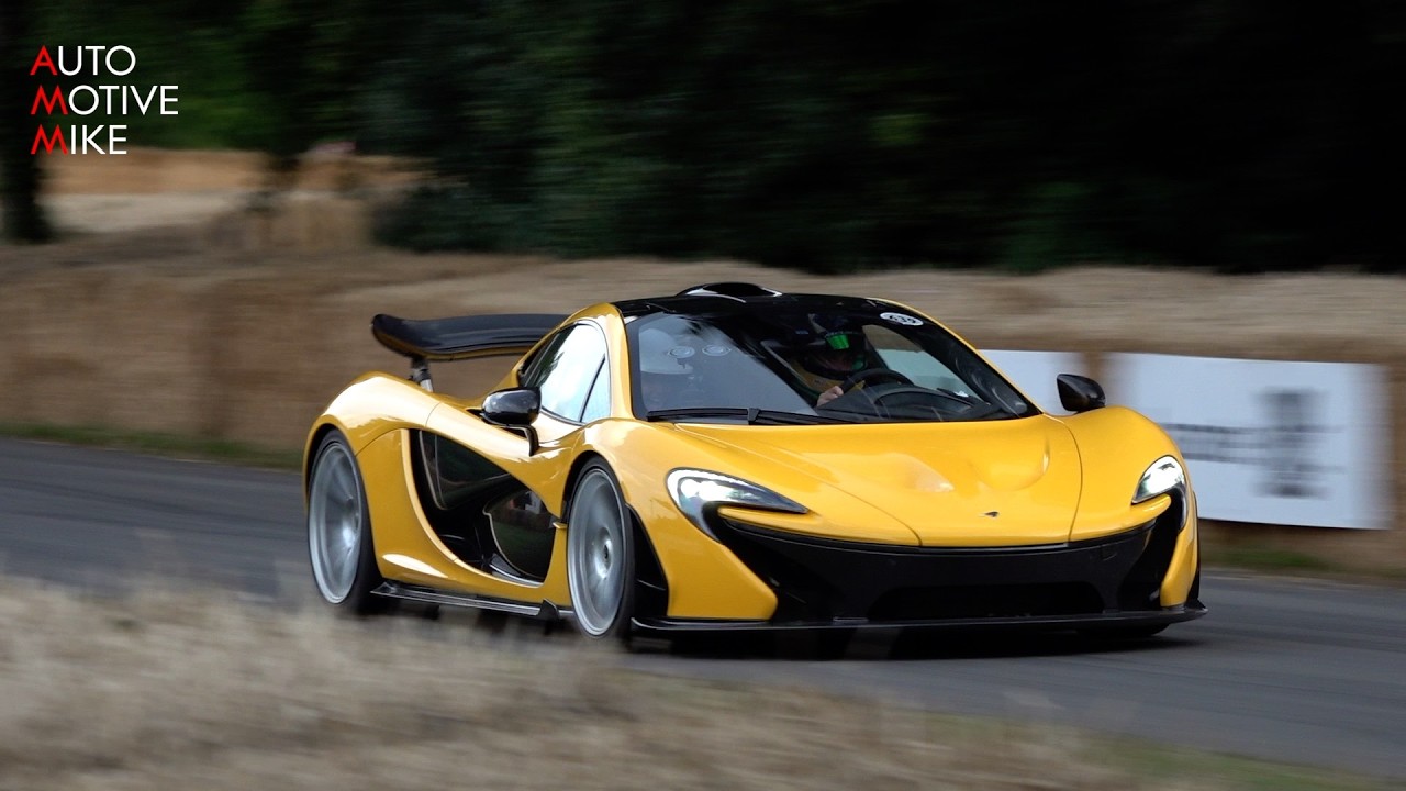 MCLAREN P1 FULL THROTTLE AT GOODWOOD FOS! - YouTube