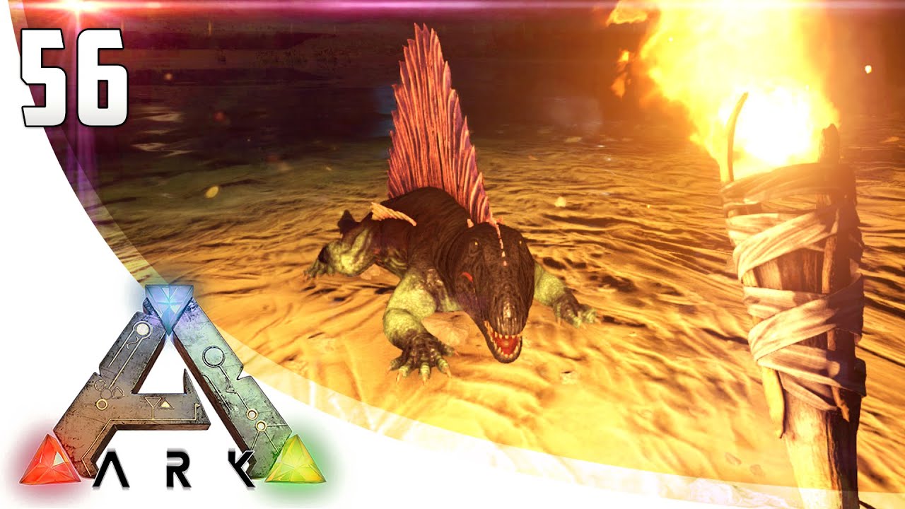 ARK: Survival Evolved EP56 // Schwartzy the Dimetrodon! - YouTube
