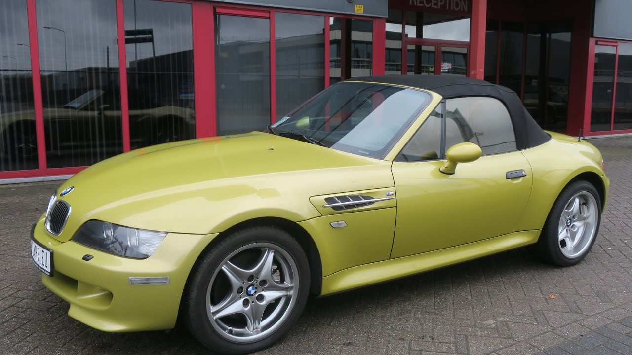 750323 BMW Z3M CABRIO 3.2L 325HP S54 M-ROADSTER 06-01 YELLOW 132197KM ...