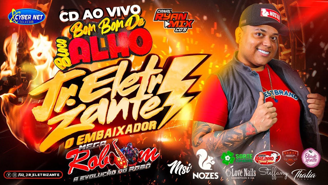 CD AO VIVO DJ JR ELETRIZANTE NO BLOCO BOM BOM DE ALHO 20-01-2024 - YouTube