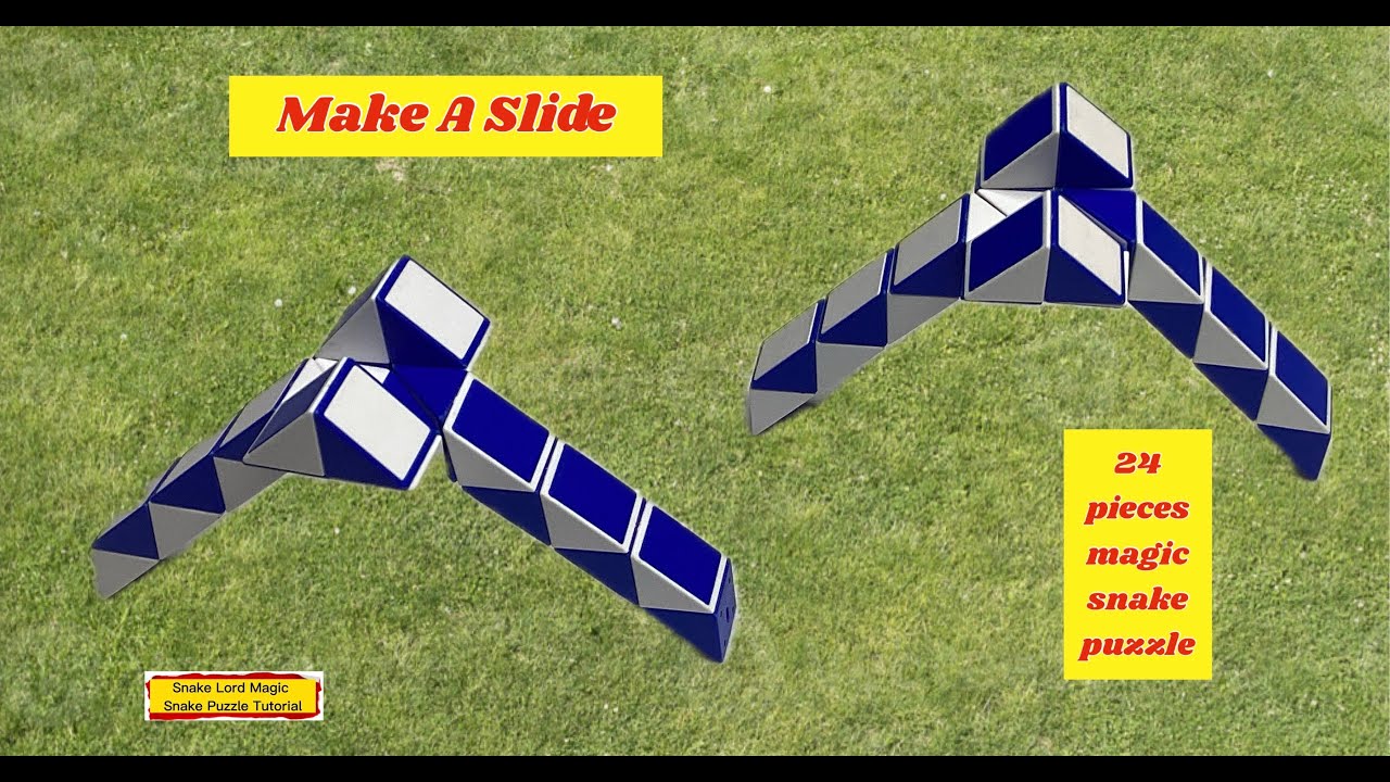 Make A Slide - 24 Pieces Magic Snake Puzzle # ...