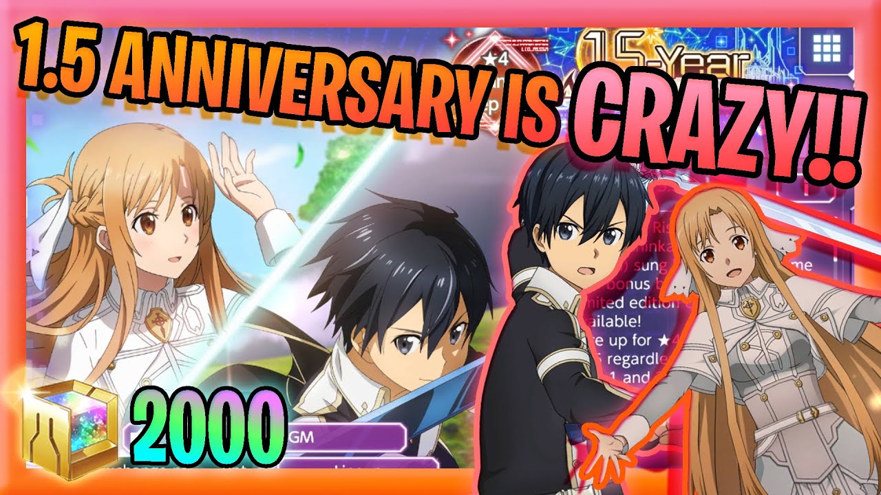 [SAO ARS]1.5 ANNIVERSARY Moon Cradle Kirito/Asuna are... BROKEN ...