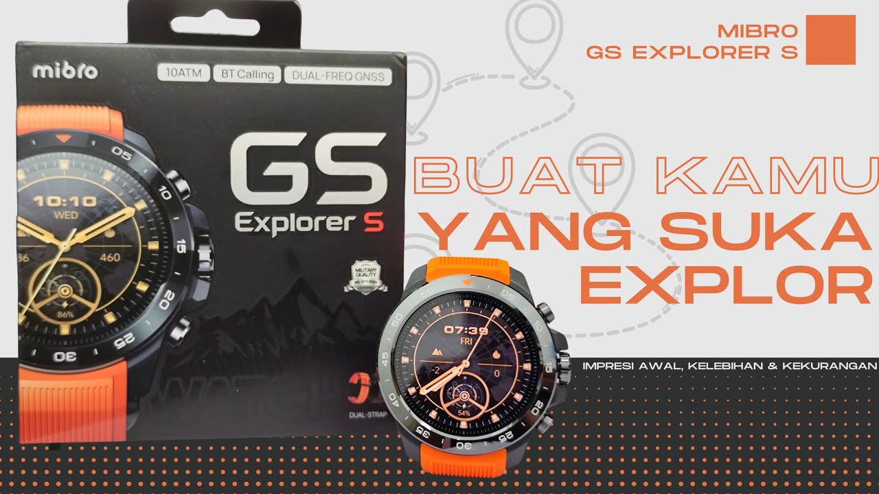 Review First Impressions MIBRO GS Explorer S - YouTube