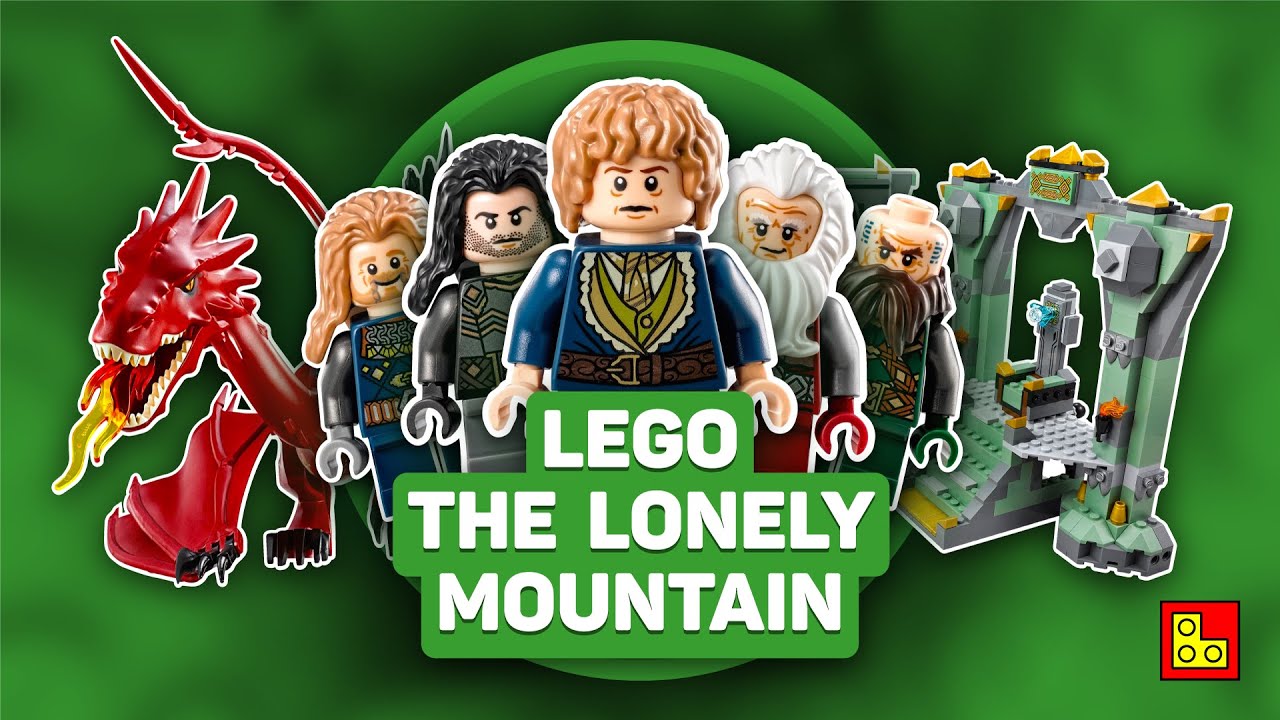 LEGO Hobbit - The Lonely Mountain (Одинокая Гора) stop motion build ...