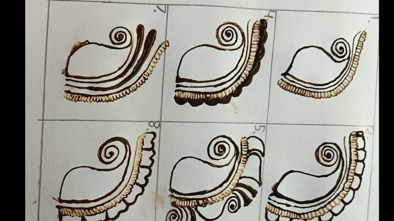 Different Mango Mehndi Design Banana Sikhen || मेहंदी से केरी बनाएं# ...