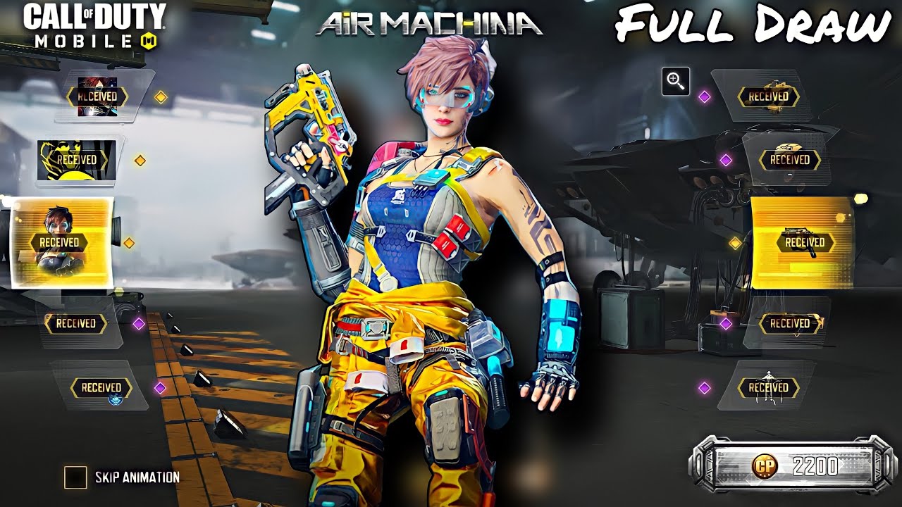 Buying Full Air Machina Draw Codmobile | Legendary Alias - Roboticist ...