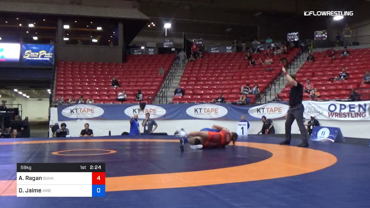 59 Kg Quarters Alli Ragan Sunkist Kids Wrestling Club Vs Daishea Jaime ...