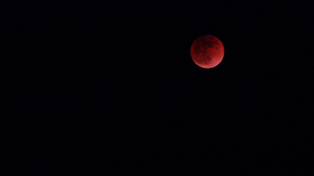 Super Blue Blood Moon January 31st 2018 Japan, Part 2 - YouTube