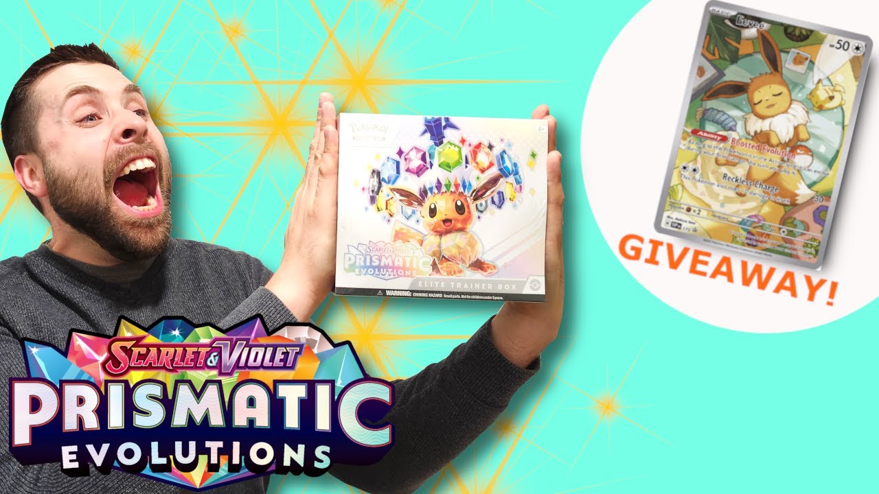 Unboxing Prismatic Evolutions And Free Eevee Promos - Live Giveaway ...