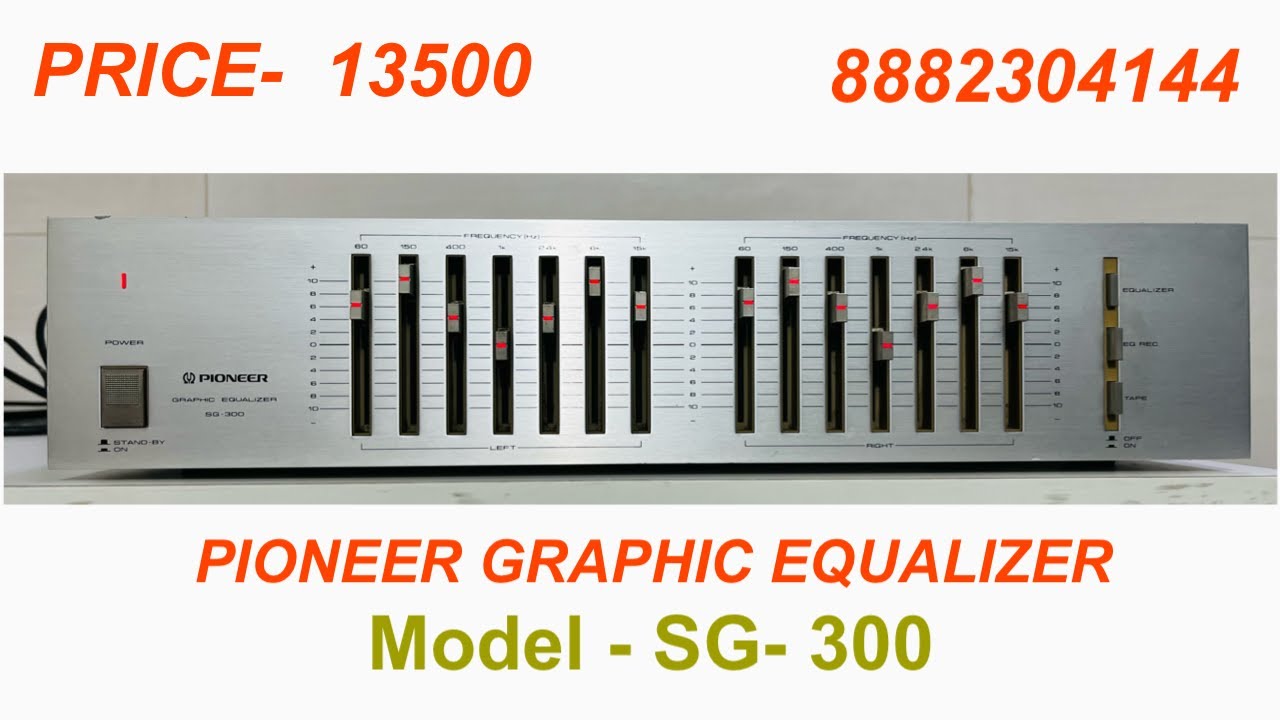 SOLD | Pioneer SG-300 | Stereo Graphic Equalizer (1981-82) | 8882304144 ...