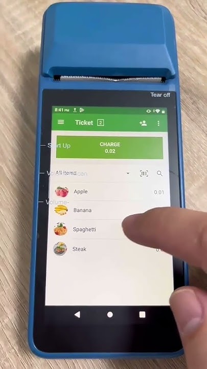 How to use handheld android pos and print receipts on Loyverse pos ...