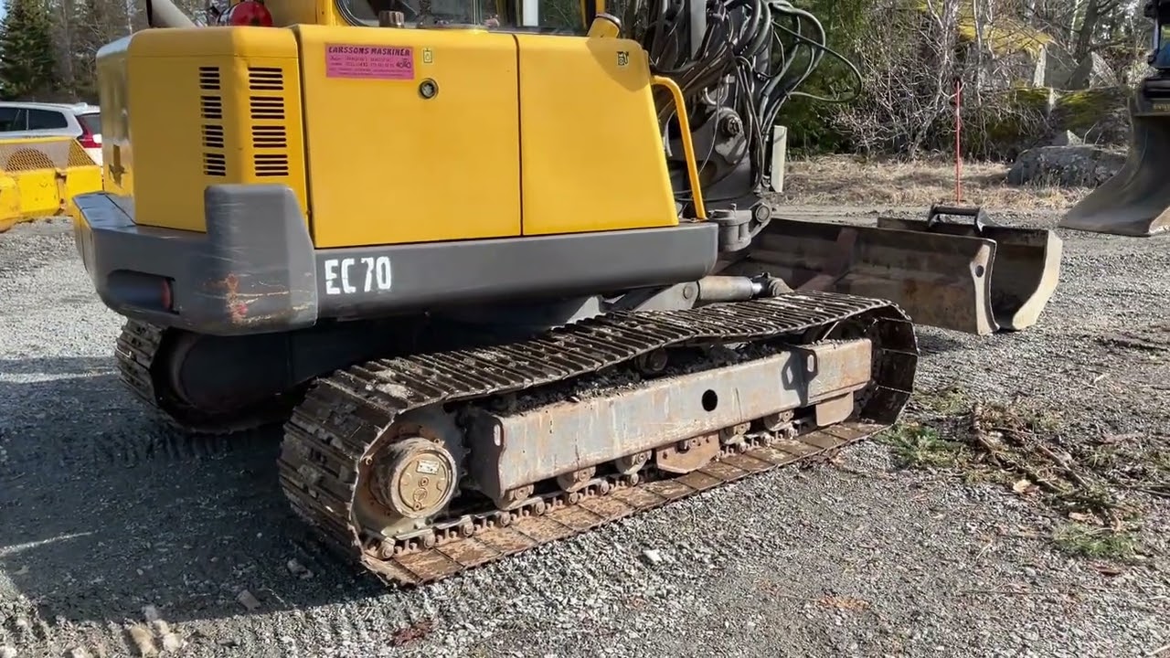 Köp Grävmaskin Volvo EC70 på Klaravik - YouTube